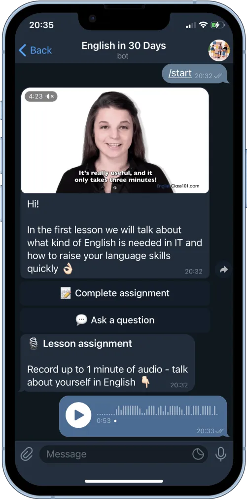 Zenedu | Telegram-based learning platform